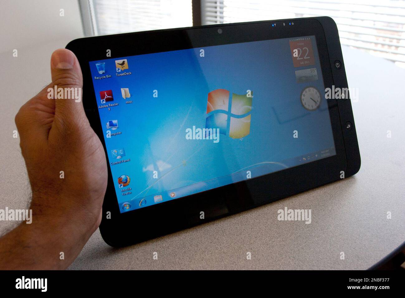 In this July 21, 2011 photo, the ViewSonic ViewPad 10 tablet computer ...