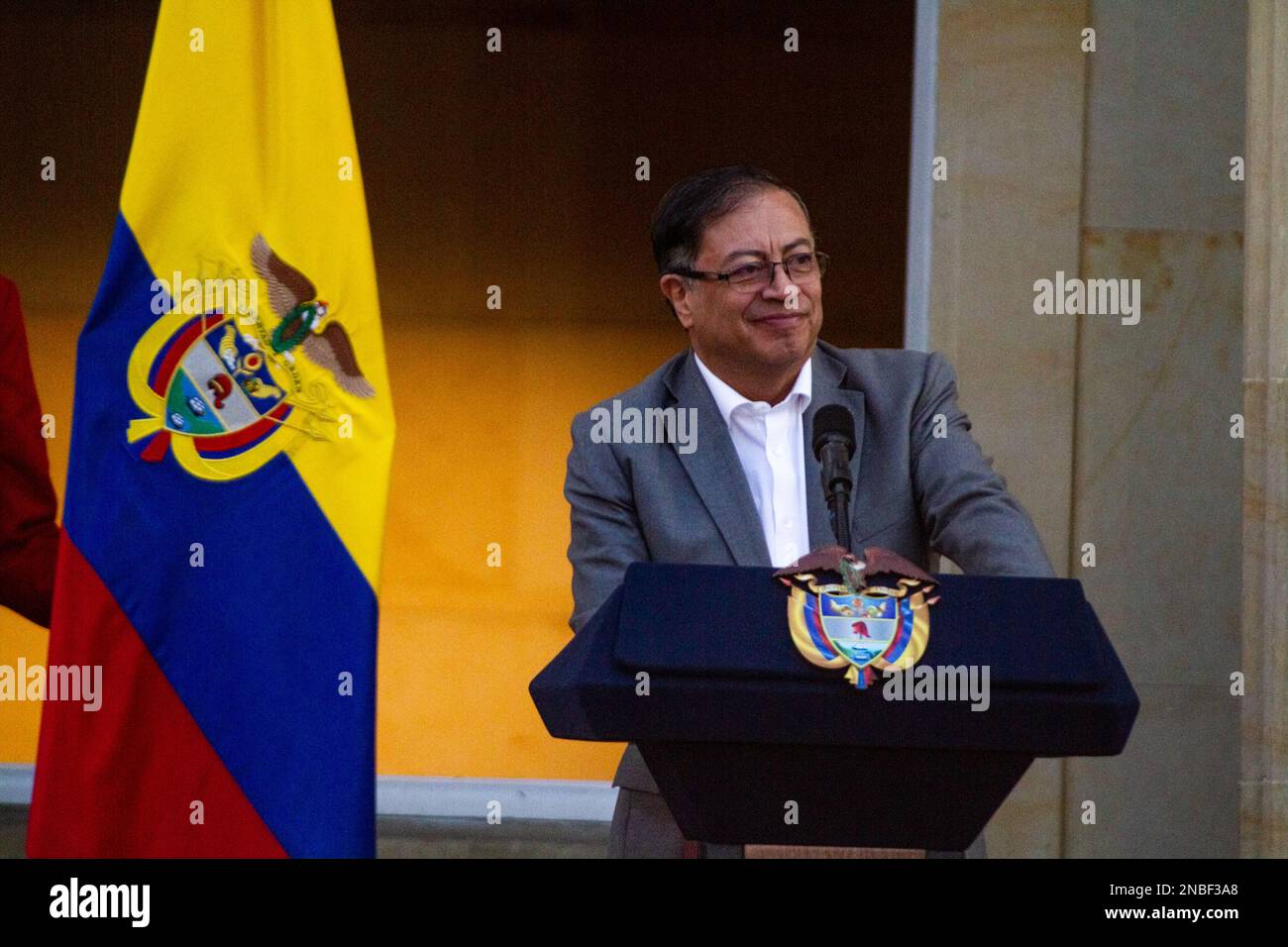 Bogota, Colombia on February 13, 2023. Colombia's president Gustavo ...