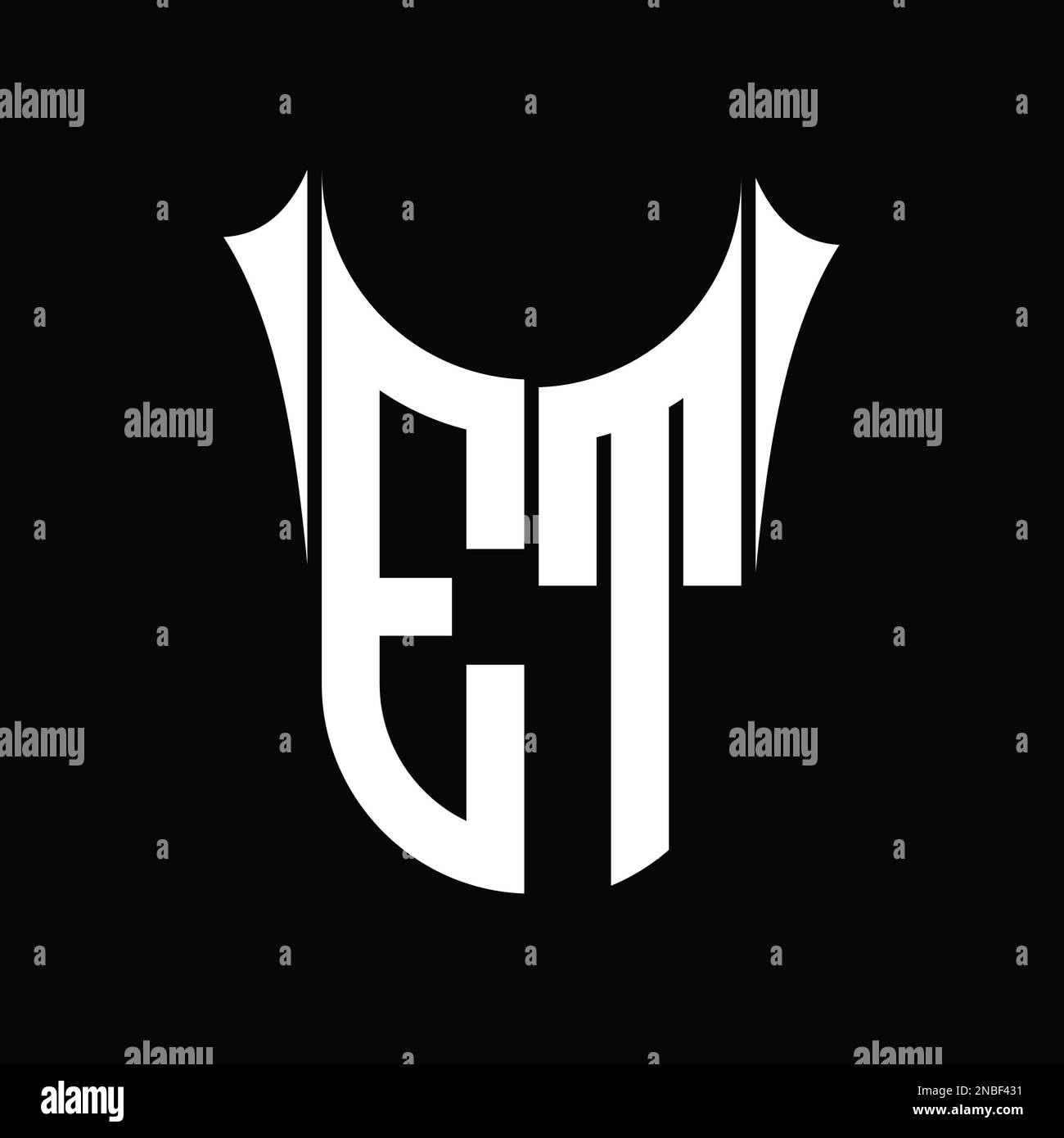ET Logo monogram shield sharp half round shape vector images design ... ET Logo monogram shield sharp half round shape vector images design ...