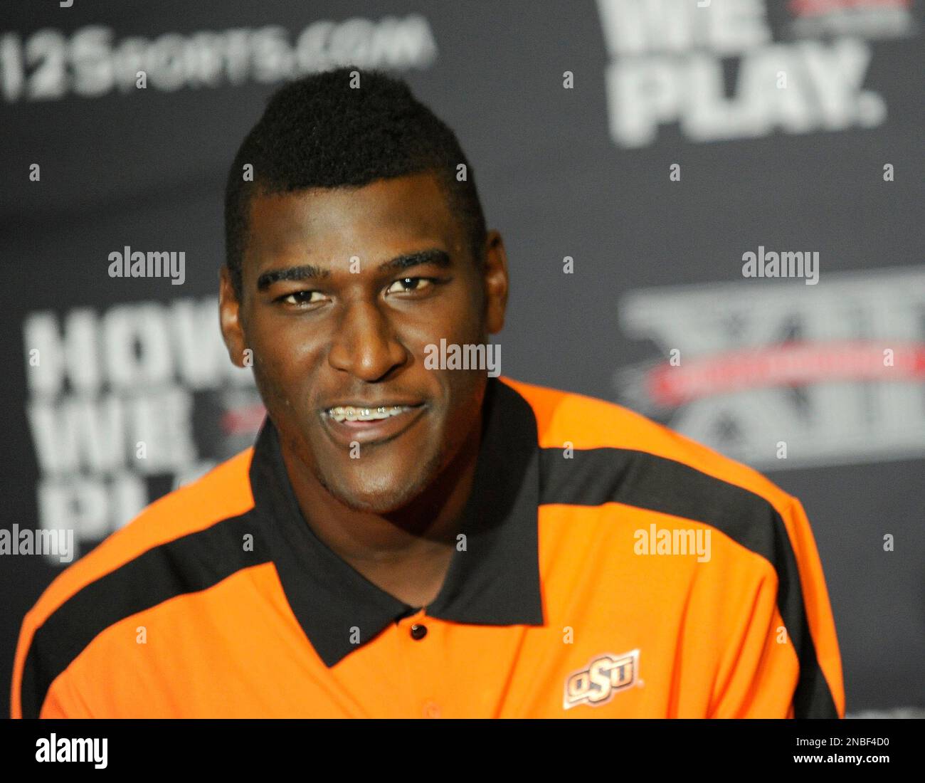 Oklahoma State wide receiver Justin Blackmon during NCAA college ...