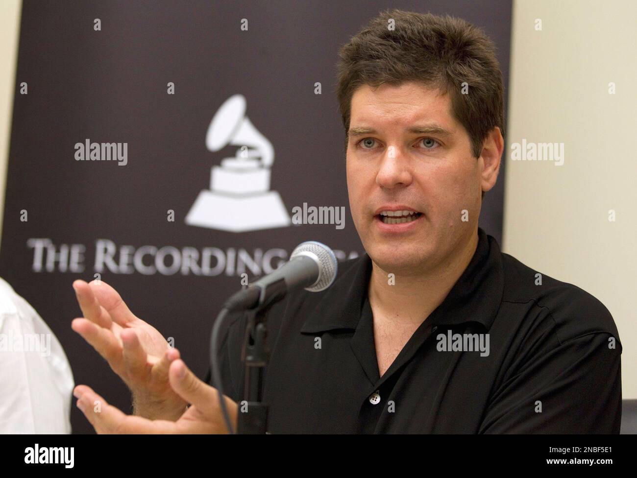Grammy award winning music producer Matt Serletic gestures during a ...