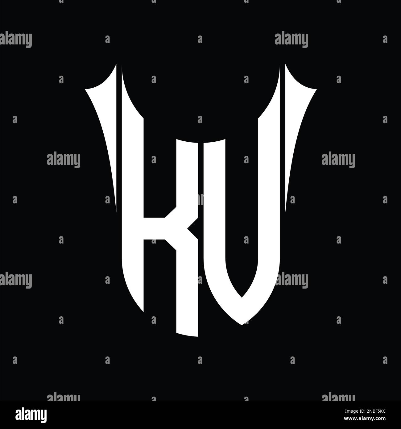 KV Logo monogram shield sharp half round shape vector images design ... KV Logo monogram shield sharp half round shape vector images design ...