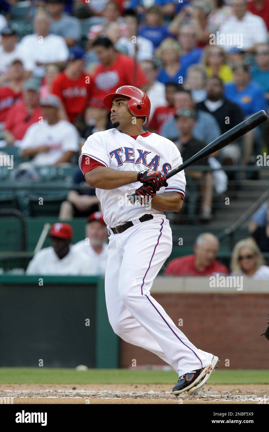 Texas Rangers' Nelson Cruz during a baseball game against the Minnesota ...