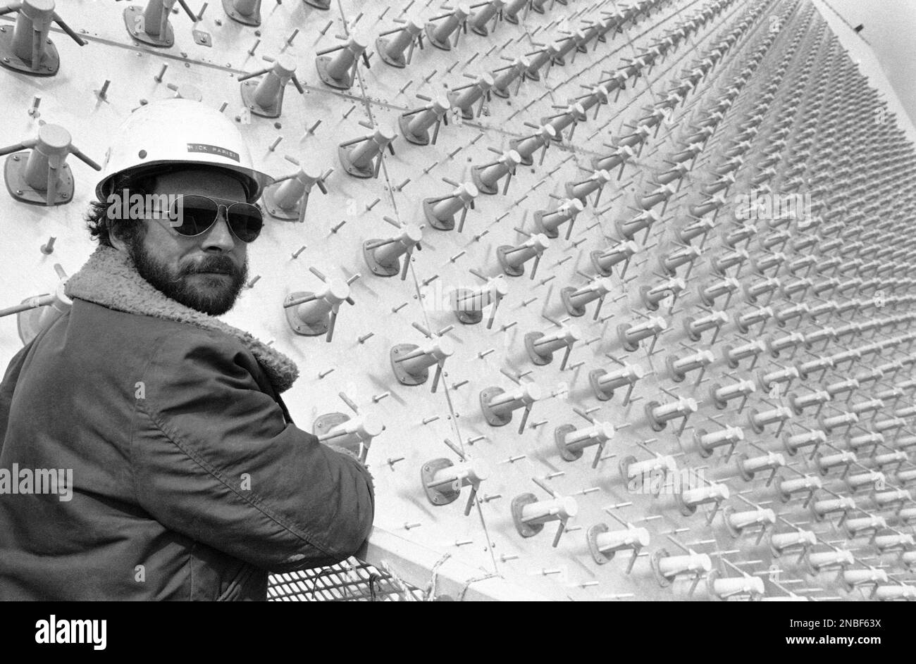 A distinctive structure with a distinctly special function towers 105 feet over Otis Air Force ...