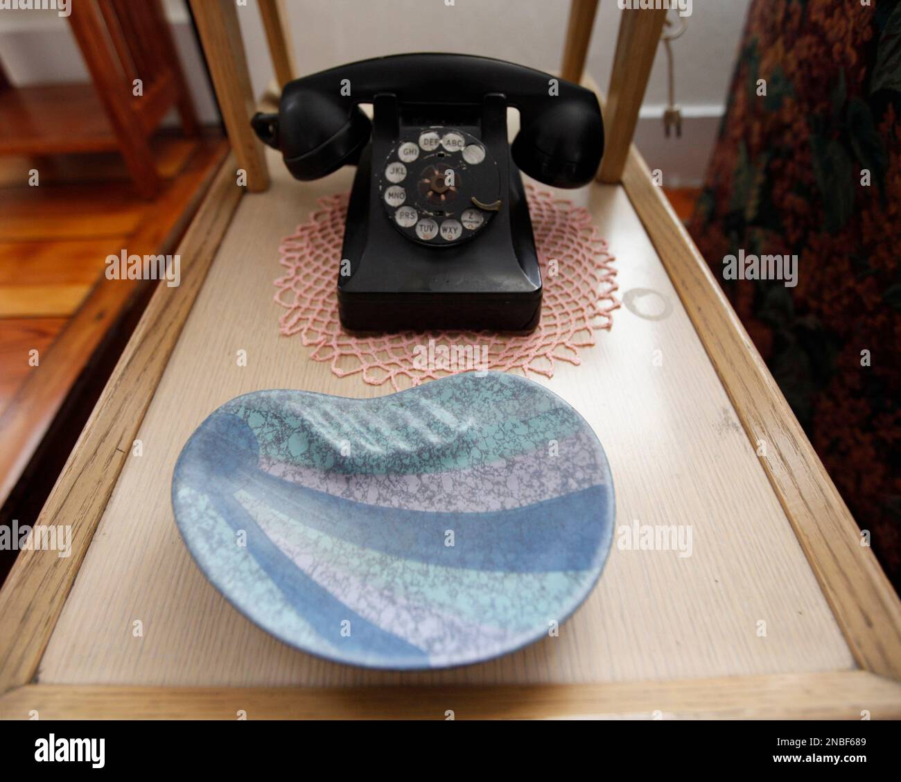 This Tuesday, July 5, 2011 photo shows items on display at the ...