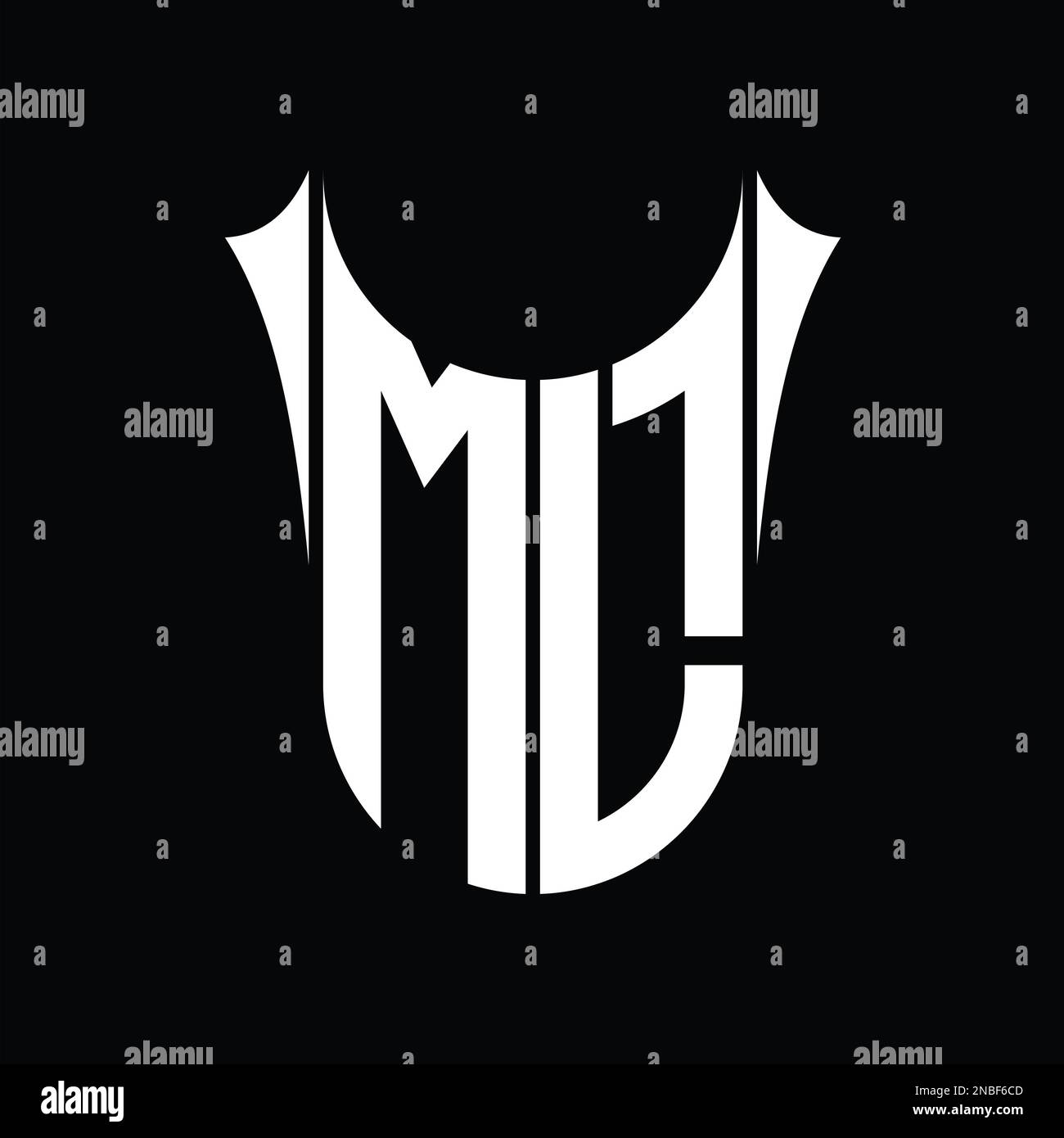 ML Logo monogram shield sharp half round shape vector images design ... ML Logo monogram shield sharp half round shape vector images design ...