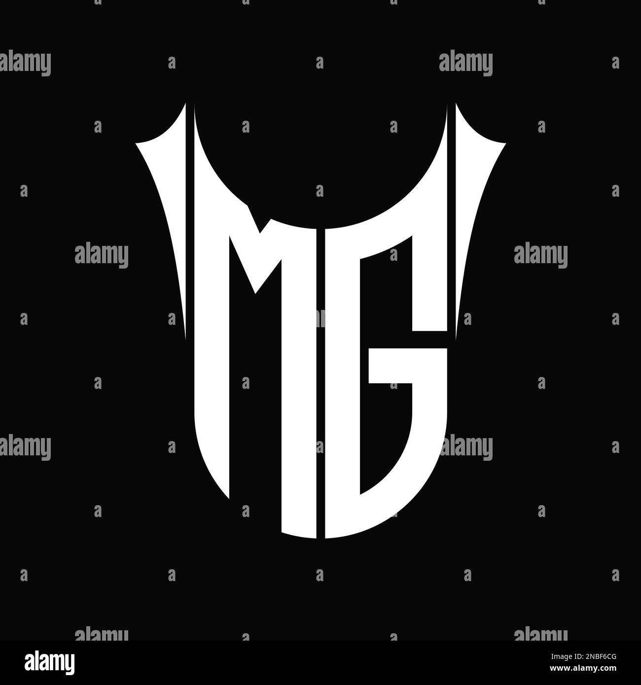 M g shield logo hi-res stock photography and images - Alamy