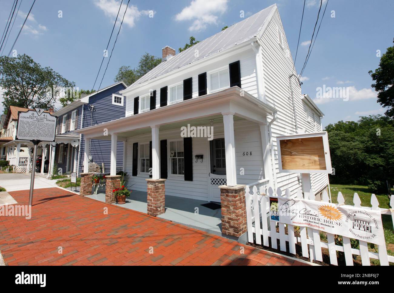 This Tuesday, July 5, 2011 photo shows a historic marker in front of ...