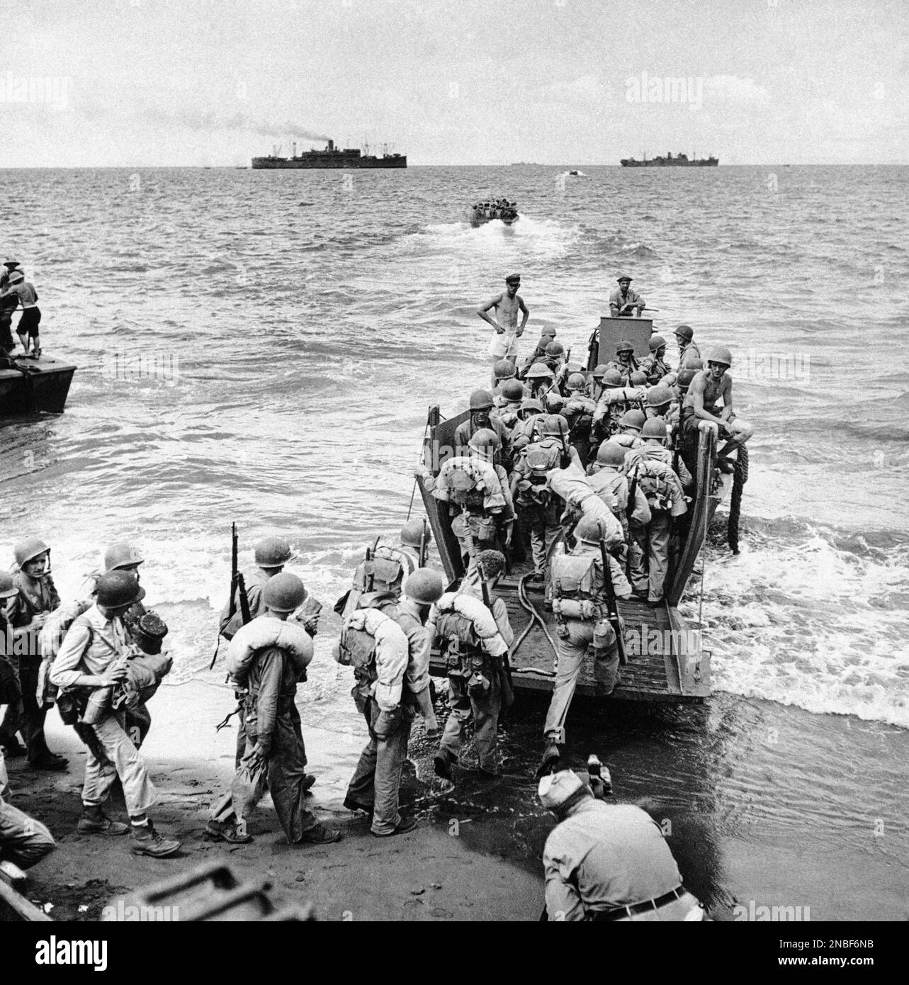 U.S. Marines who helped wrest Guadalcanal island from the Japanese ...
