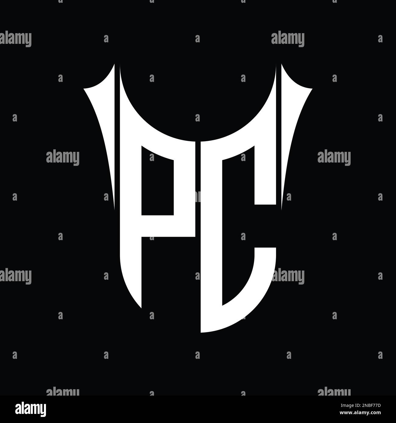 Pc shield type logo hi-res stock photography and images - Alamy