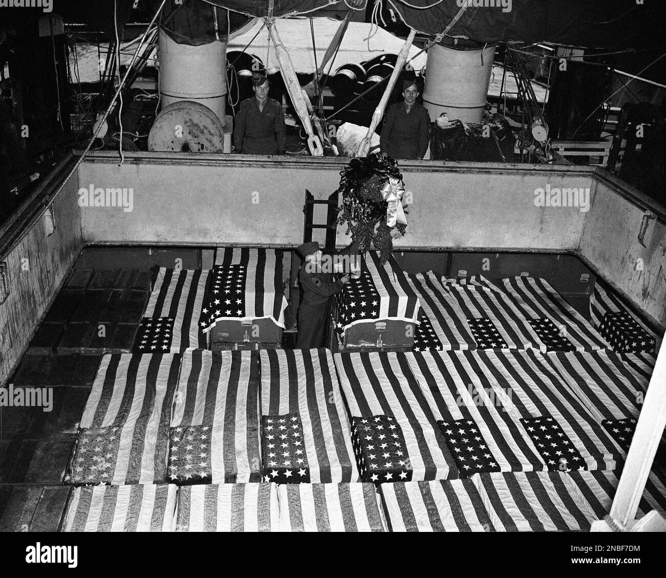 Dead bodies normandy Black and White Stock Photos & Images - Alamy