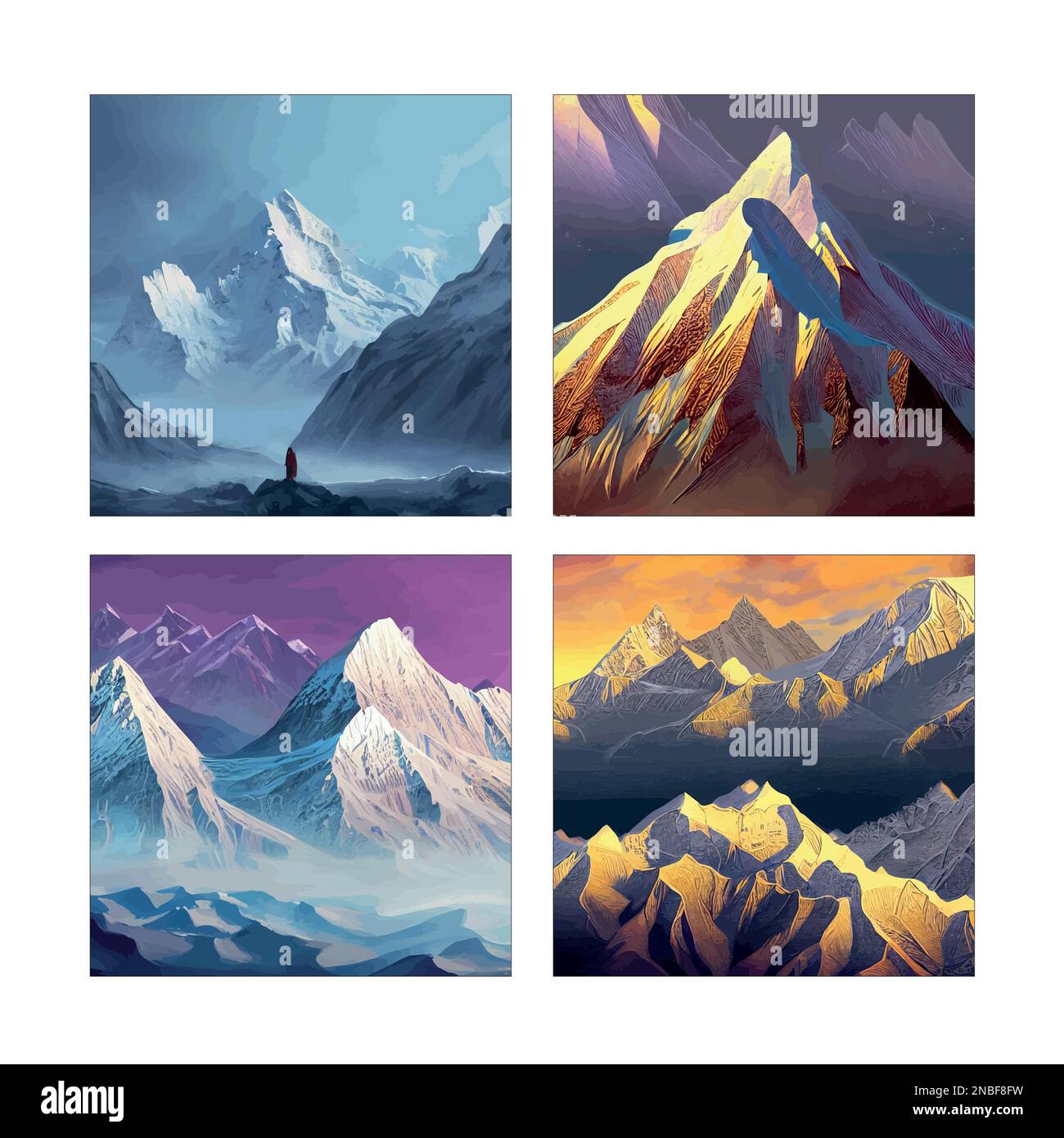 Tour ice glacier Stock Vector Images - Alamy