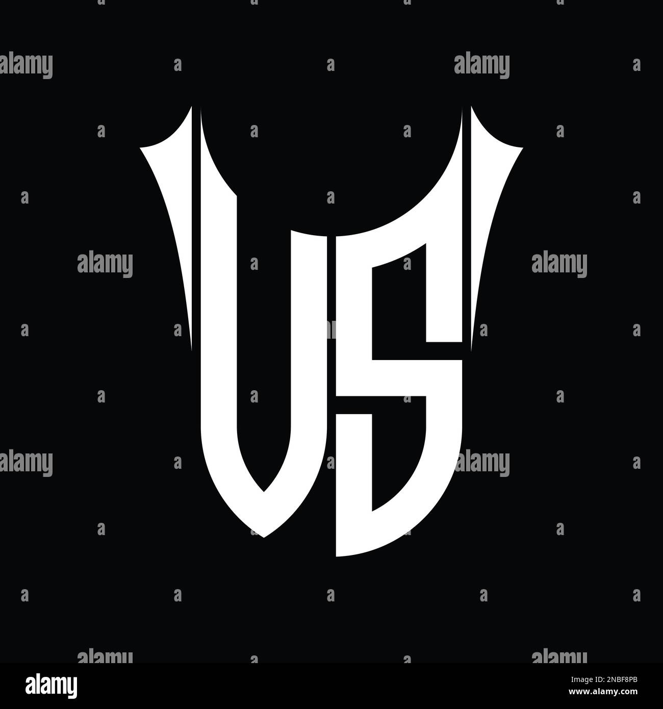 VS Logo monogram shield sharp half round shape vector images design ... VS Logo monogram shield sharp half round shape vector images design ...