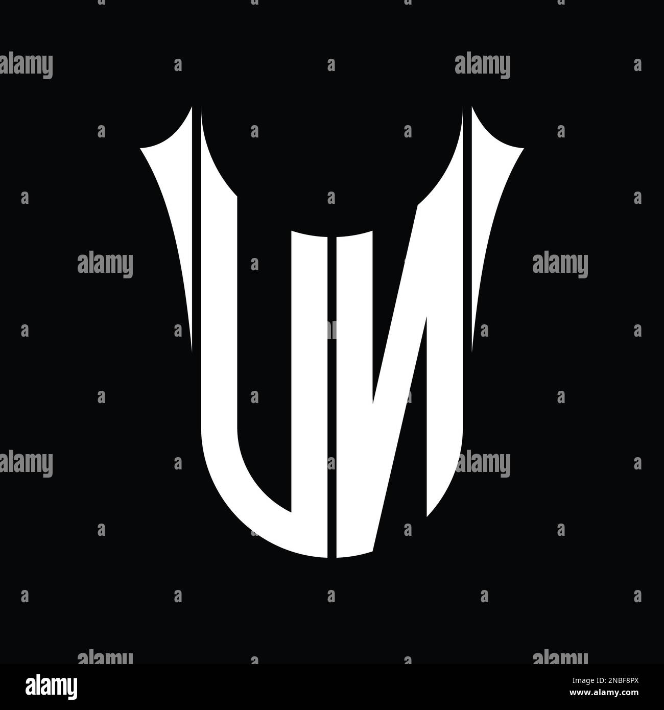 Un vector logo hi-res stock photography and images - Alamy