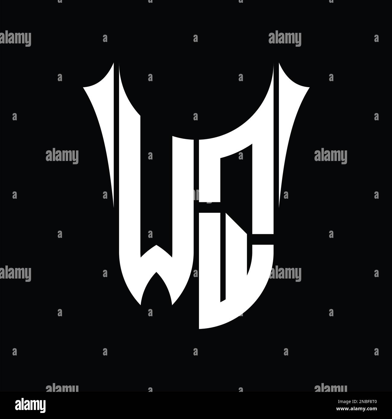 Wq modern logo hi-res stock photography and images - Alamy