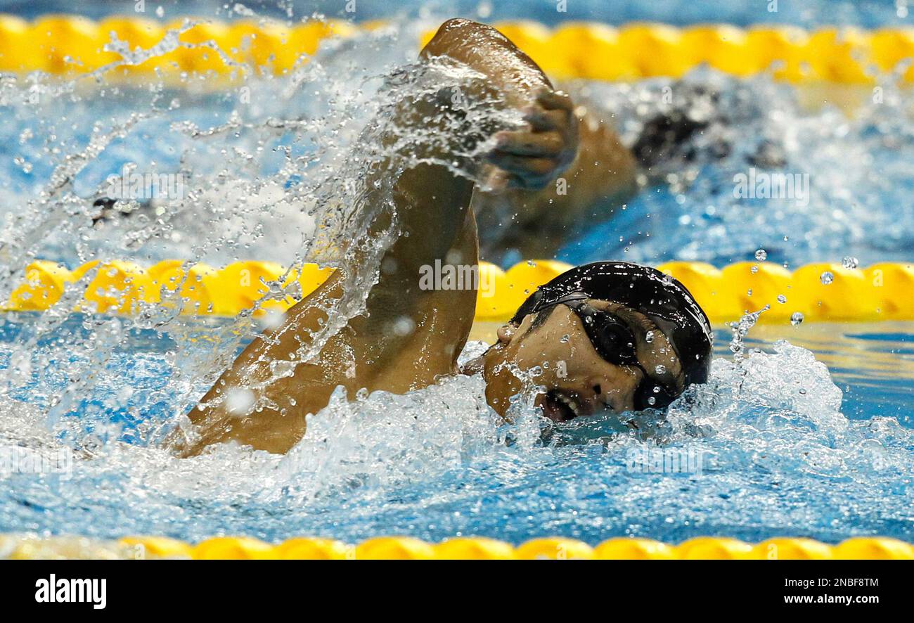 Singapore's Teo Zhen Ren competes in a men's 800m Freestyle heat at the ...