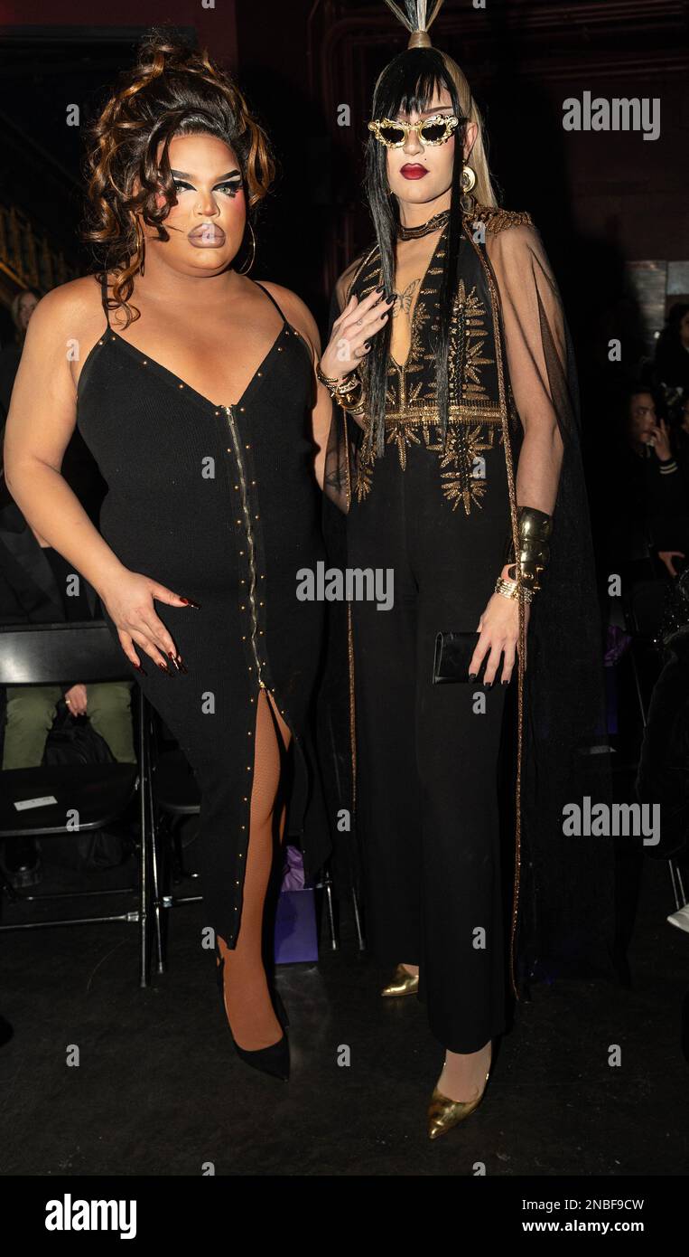 New York, US, February 13, 2023. Bob The Drag Queen annd Daya Betty ...