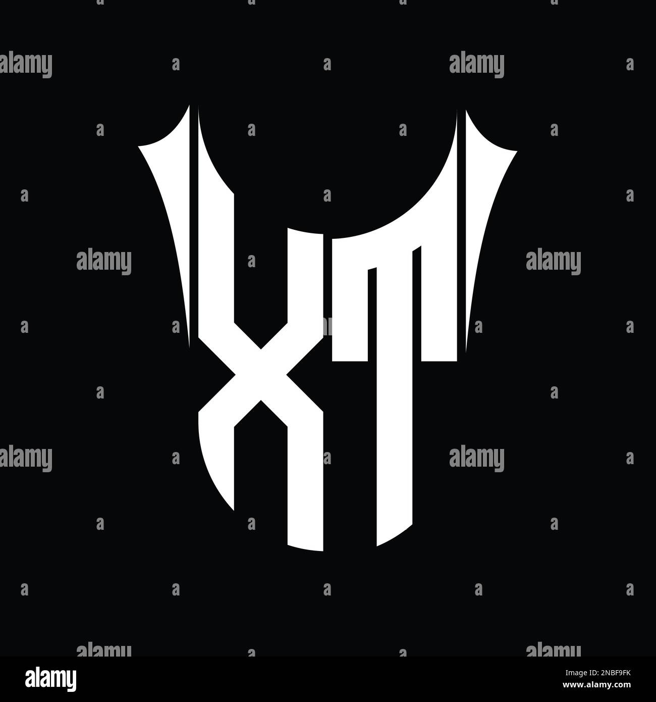 Xt modern logo hi-res stock photography and images - Alamy