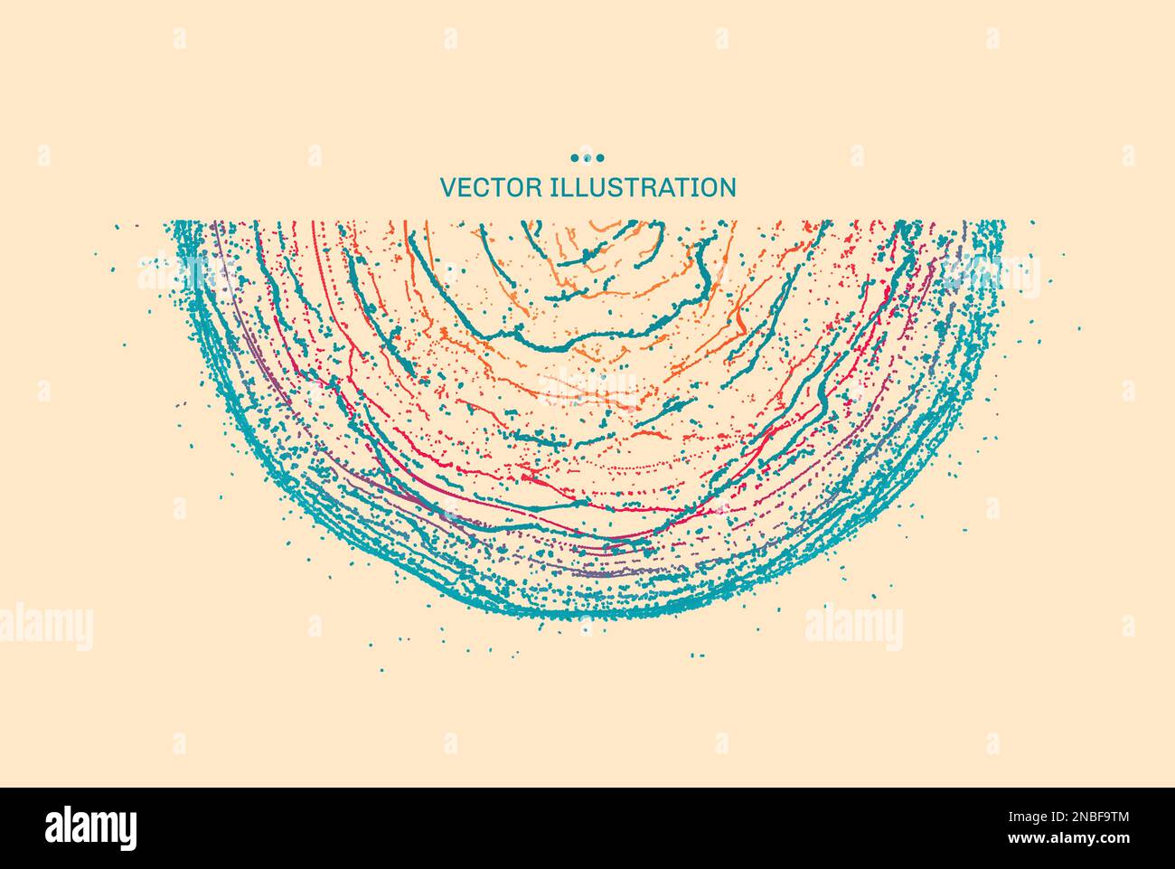 3d abstract half-round. Textbook, booklet or notebook mockup. Business ...