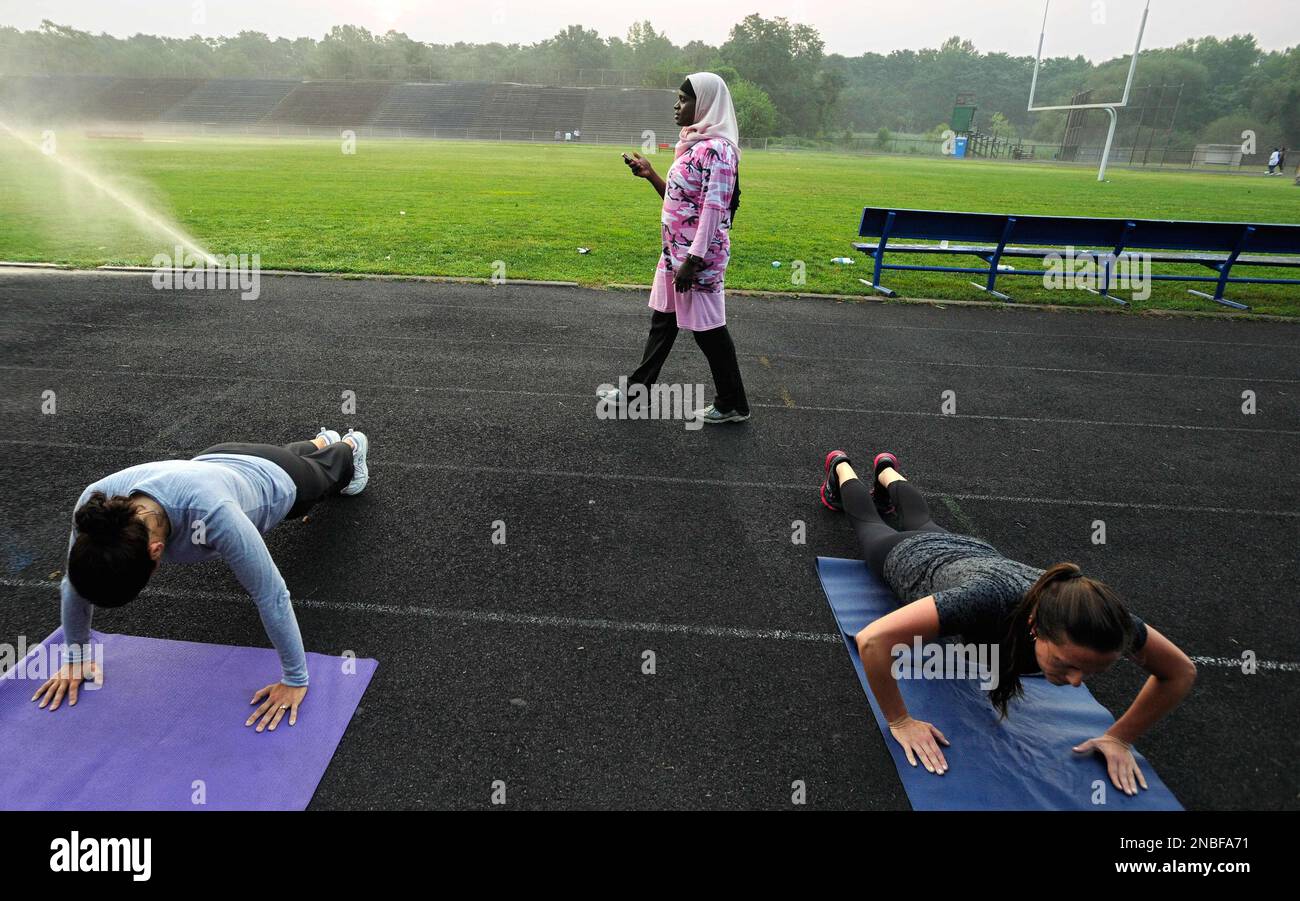This Wednesday, July 20, 2011 photo shows personal trainer Mubarakah ...