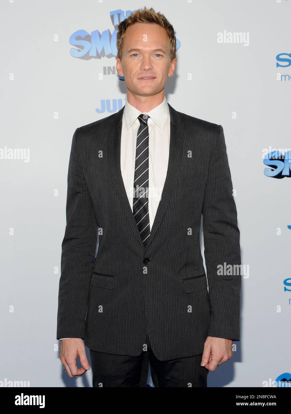 Actor Neil Patrick Harris attends the premiere of 'The Smurfs' at the ...
