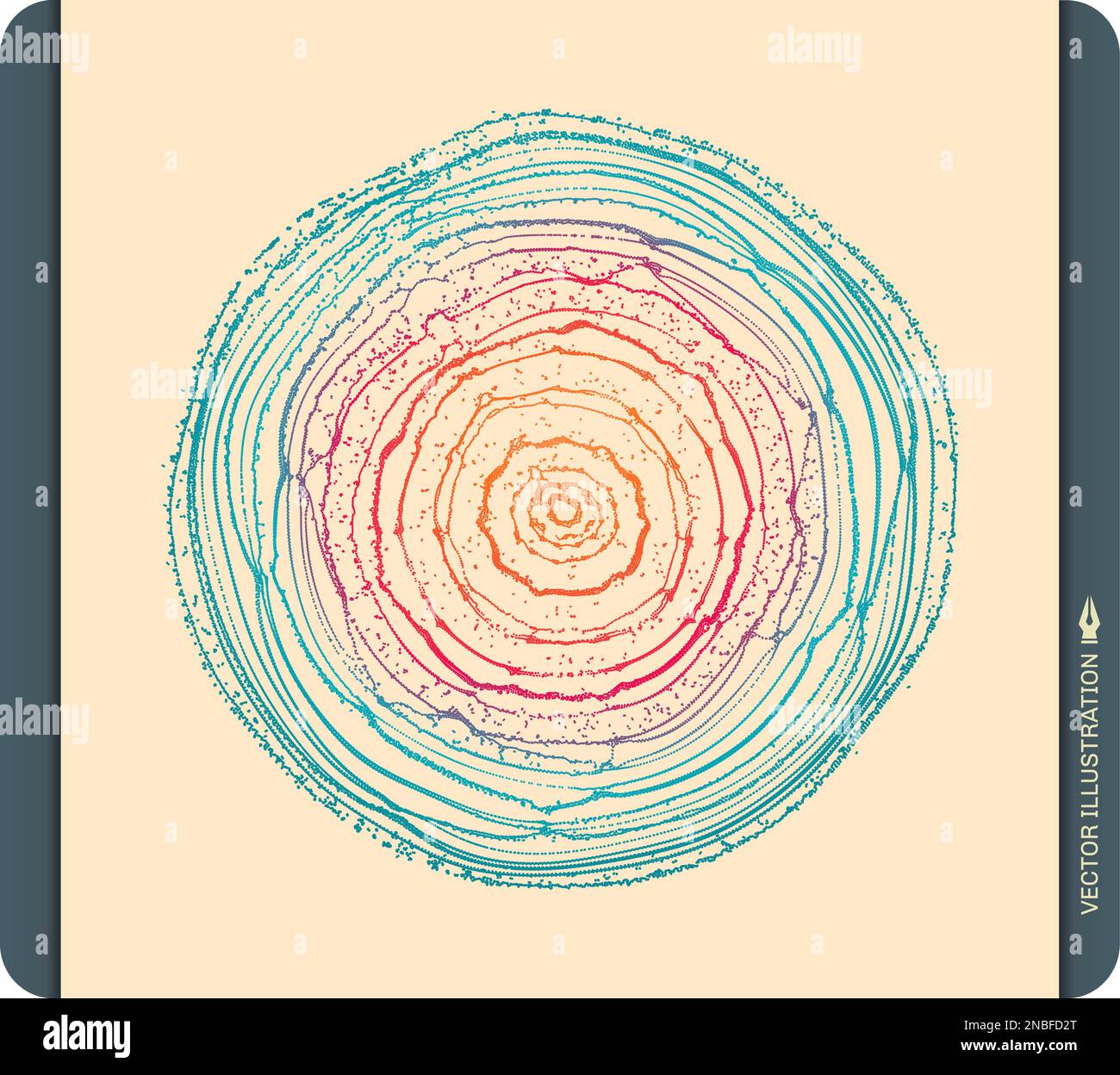 Array With Dynamic Particles Of Small Particles In Circle Modern Science And Technology Element