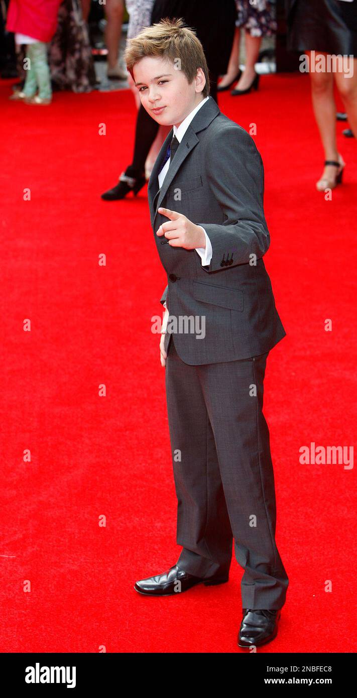 Cast member and British-born actor Theo Stevenson arrives for the world ...