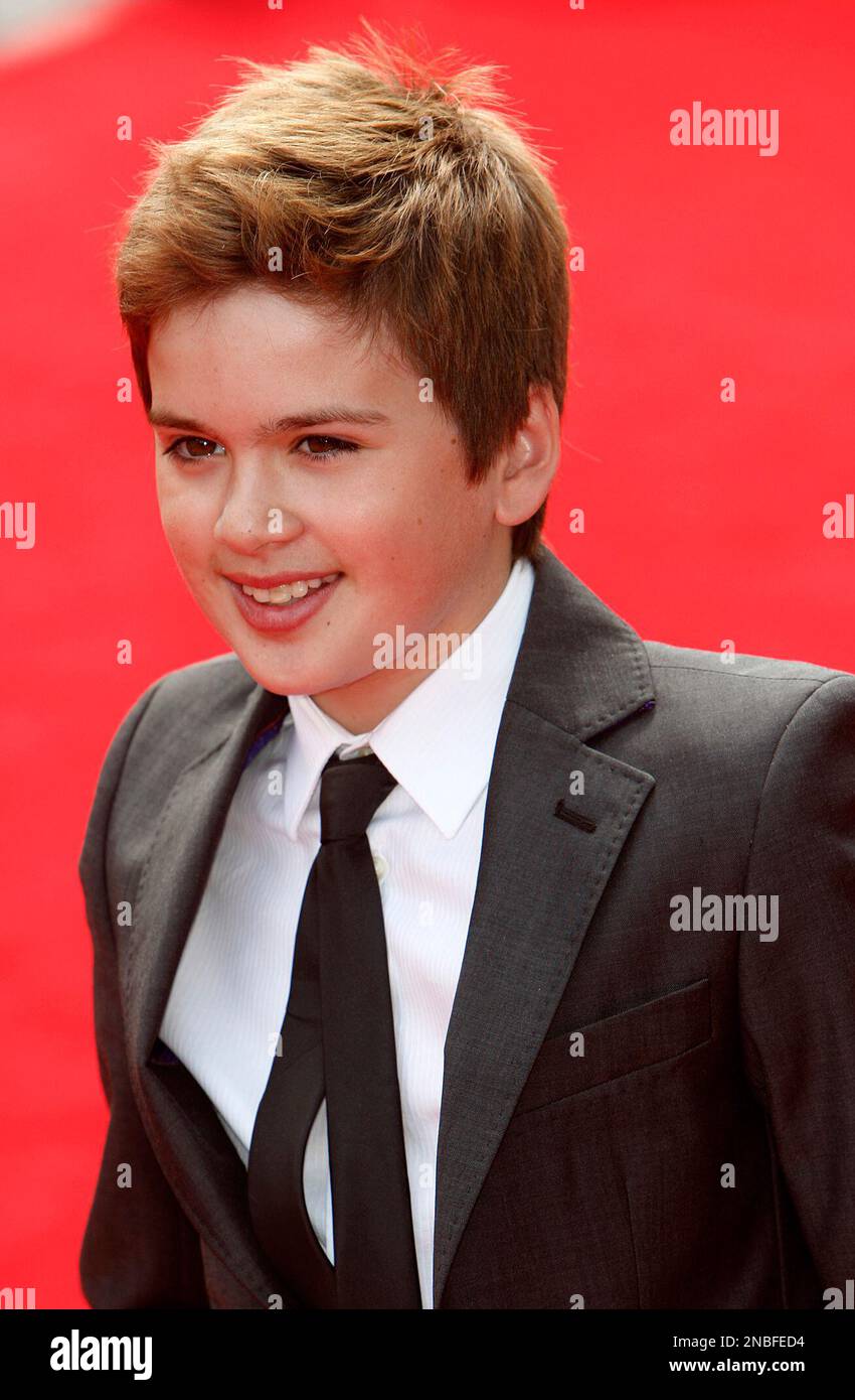 Cast member and British-born actor Theo Stevenson arrives for the world ...