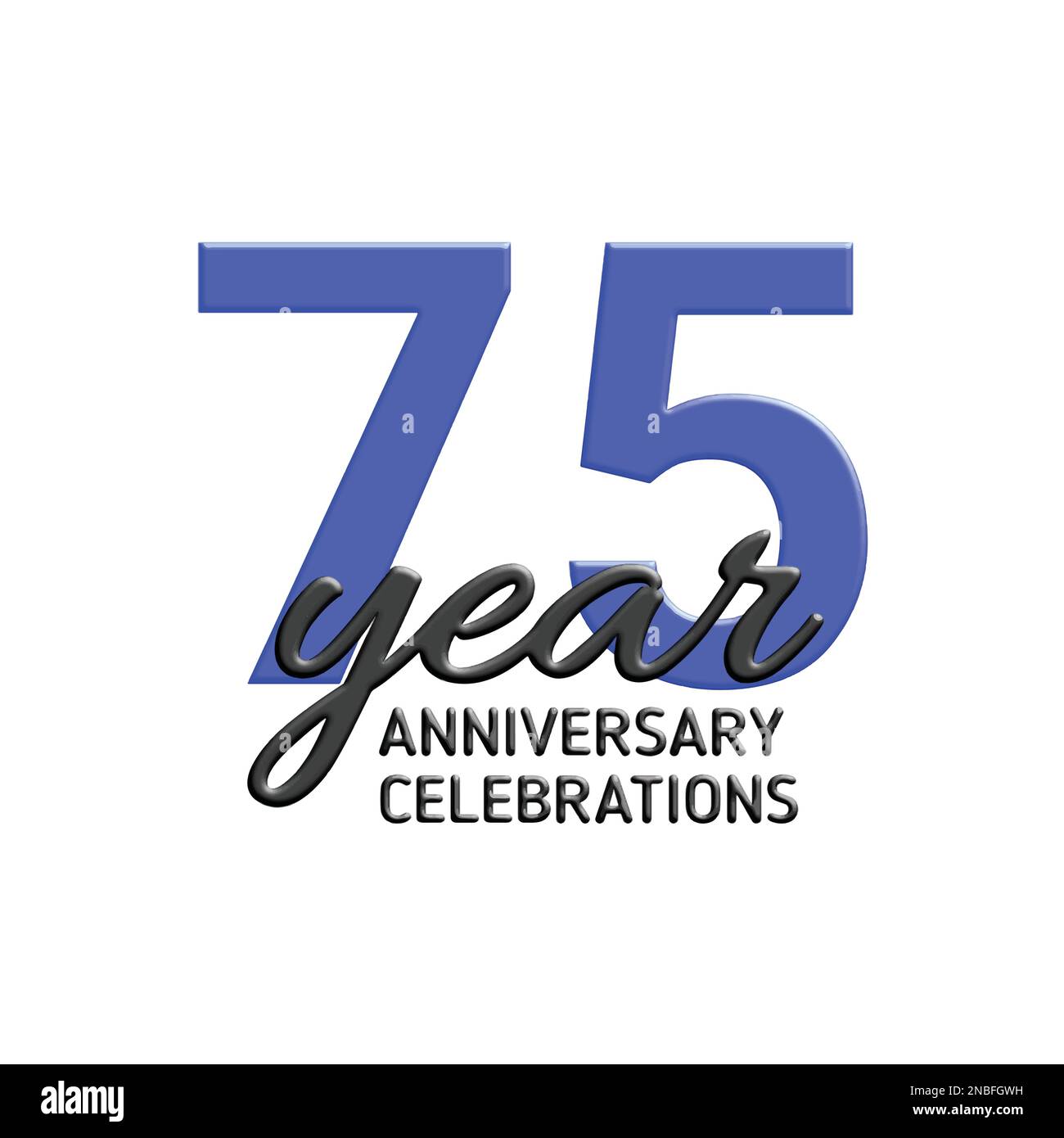75th anniversary Stock Vector Images - Alamy