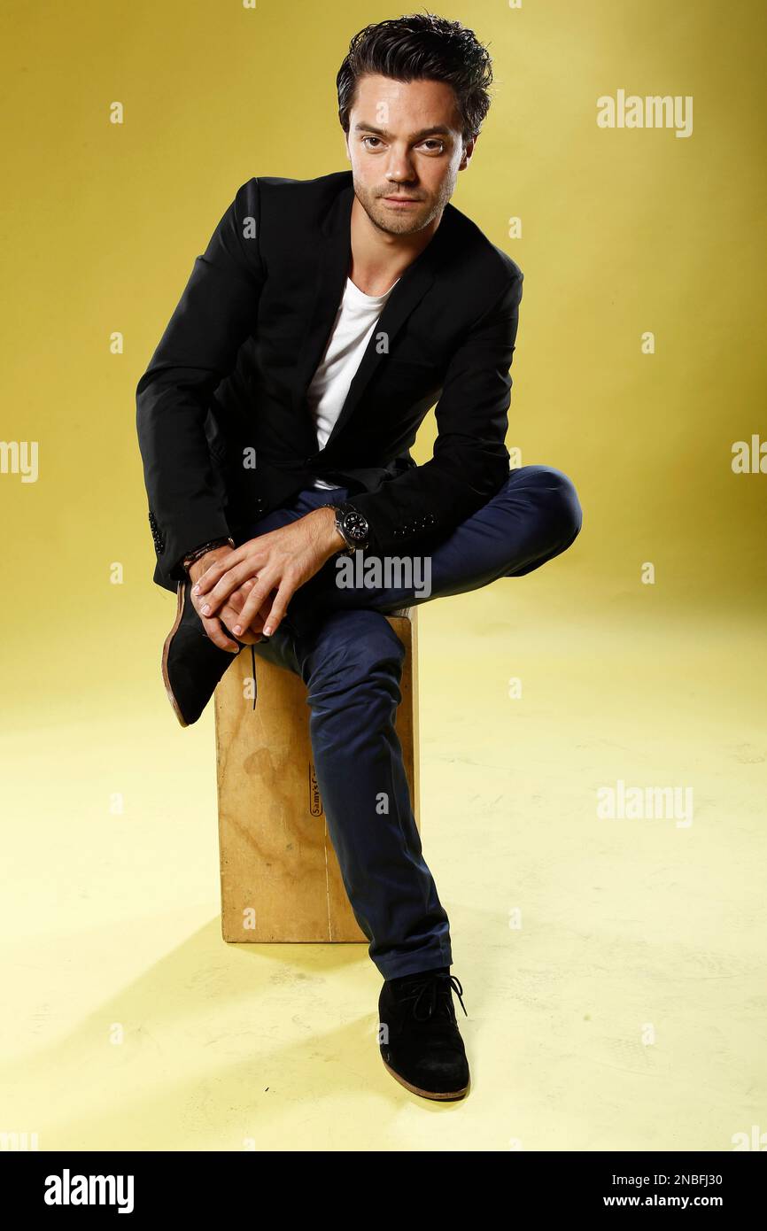 Actor Dominic Cooper, from "The Devil's Double", poses for a portrait ...