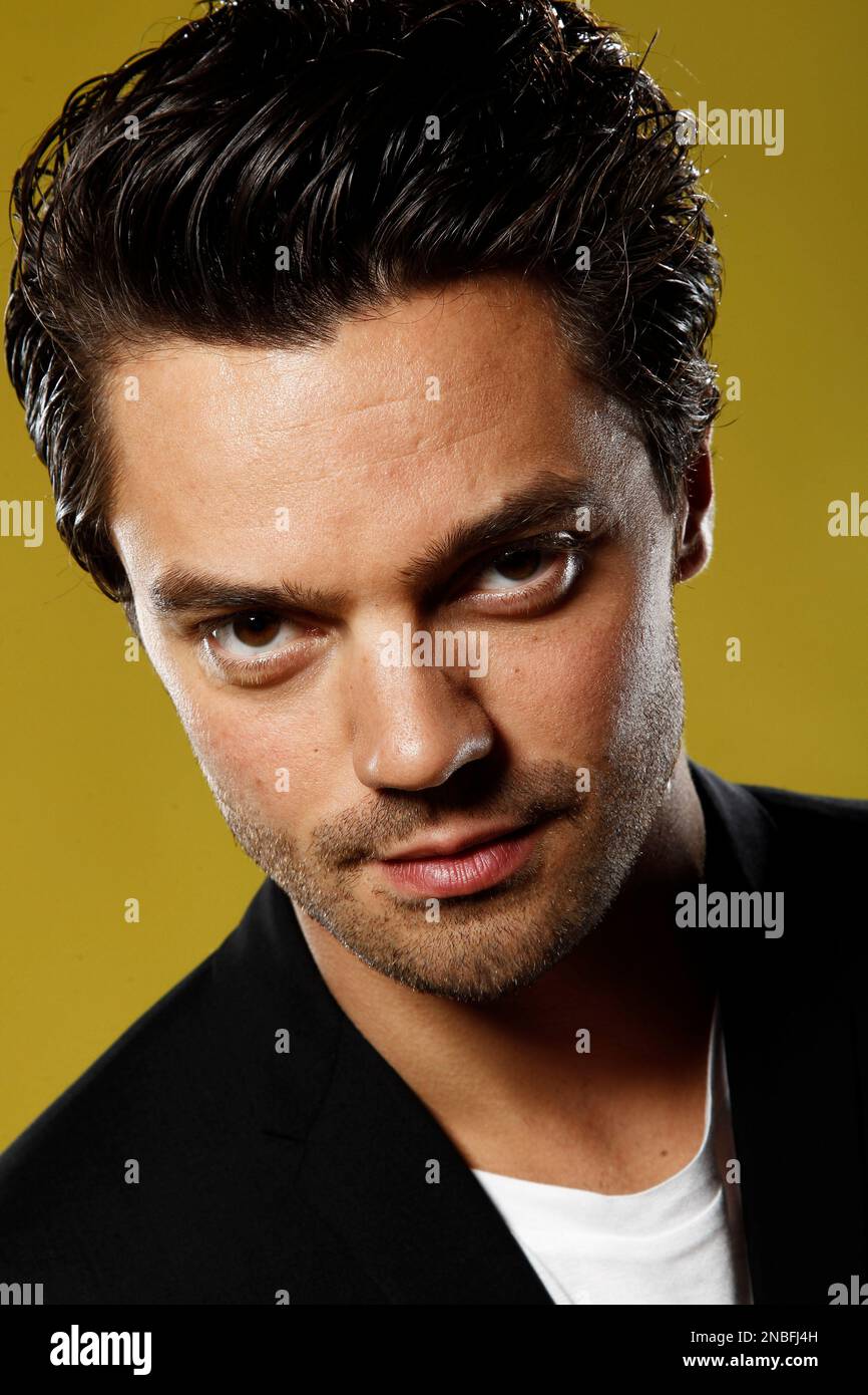Actor Dominic Cooper, from "The Devil's Double", poses for a portrait ...