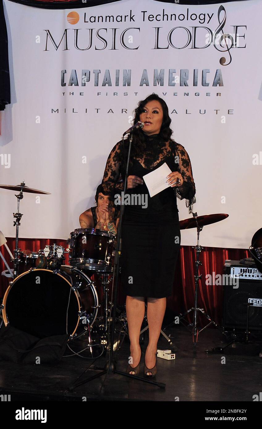 In this photograph taken by AP Images for PEI Entertainment, Lani Hay ...