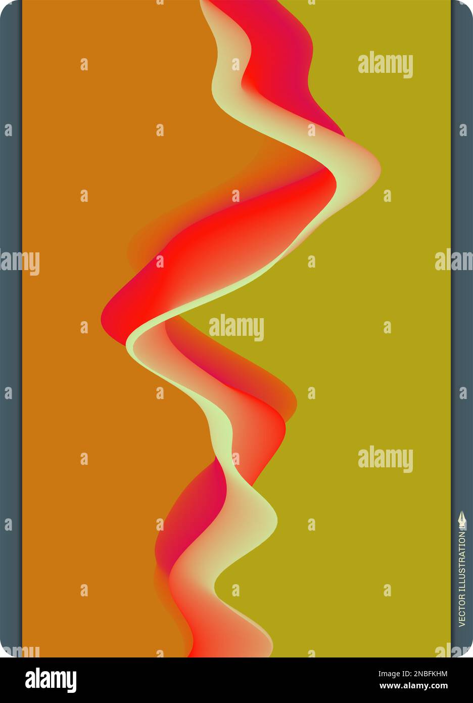 Abstract wavy background for banner, flyer, book cover, poster. Dynamic ...