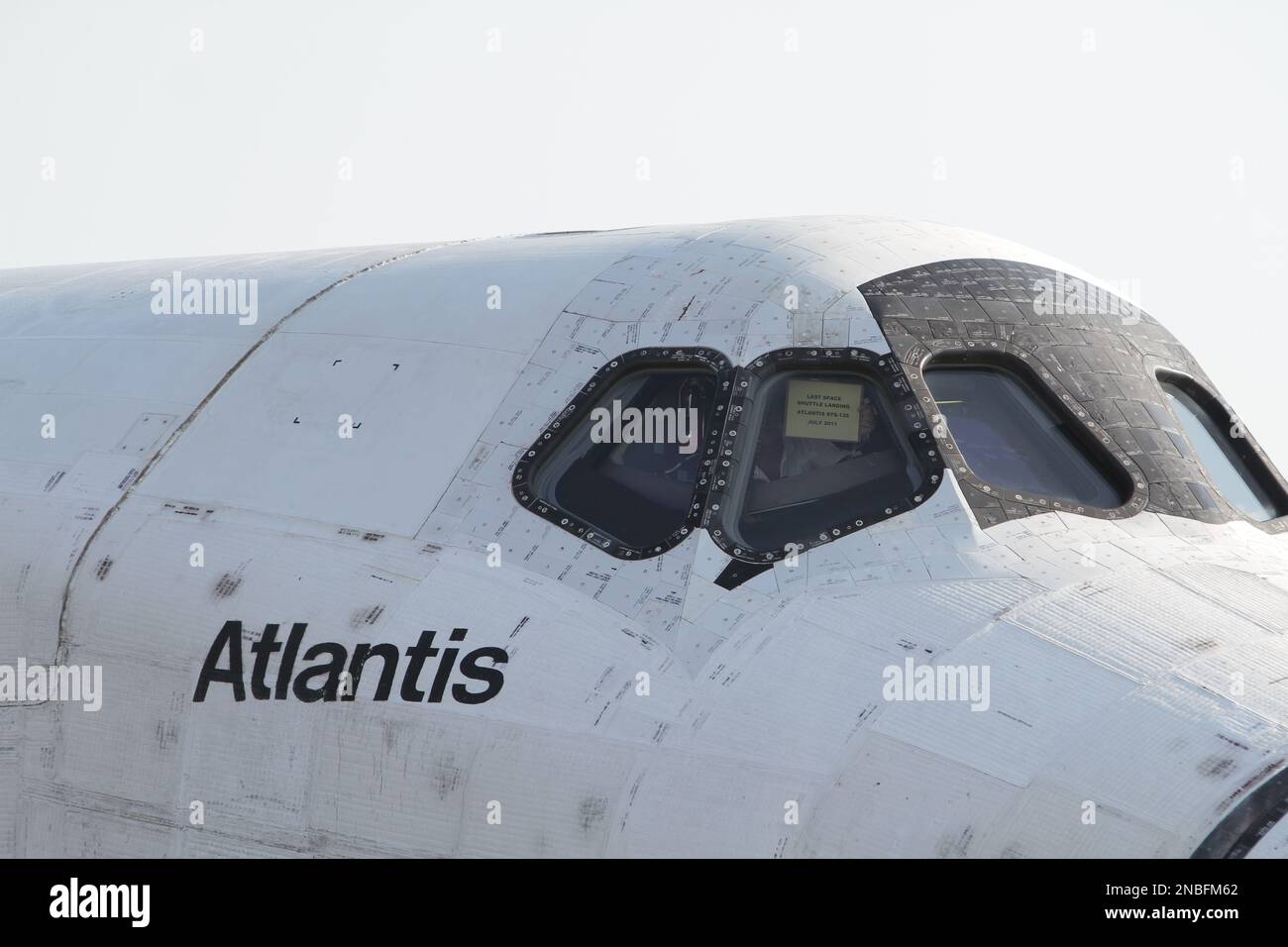 After the space shuttle Atlantis landed at the Kennedy Space Center in ...