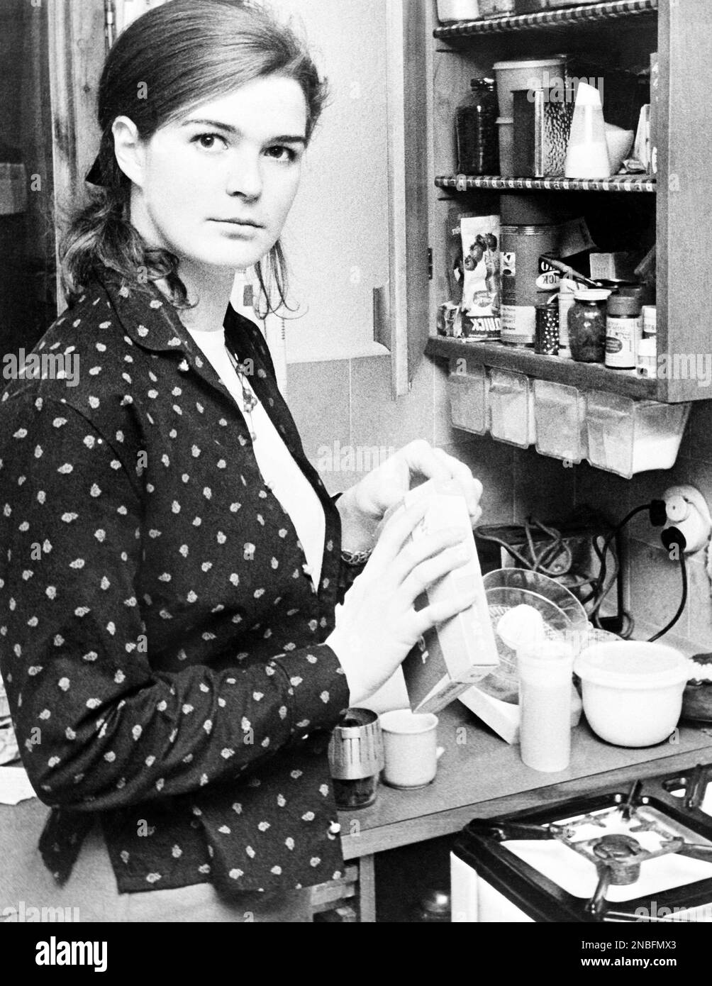 Beatrix Lang who plays the part of the Virgin Mary in the Passion Play ...