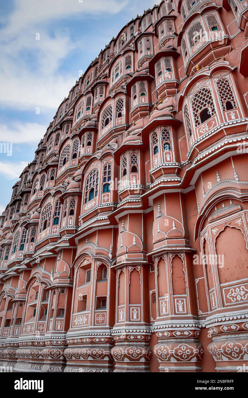 The Hawa Mahal of Jaipur. This palace is known as the Palace of winds ...