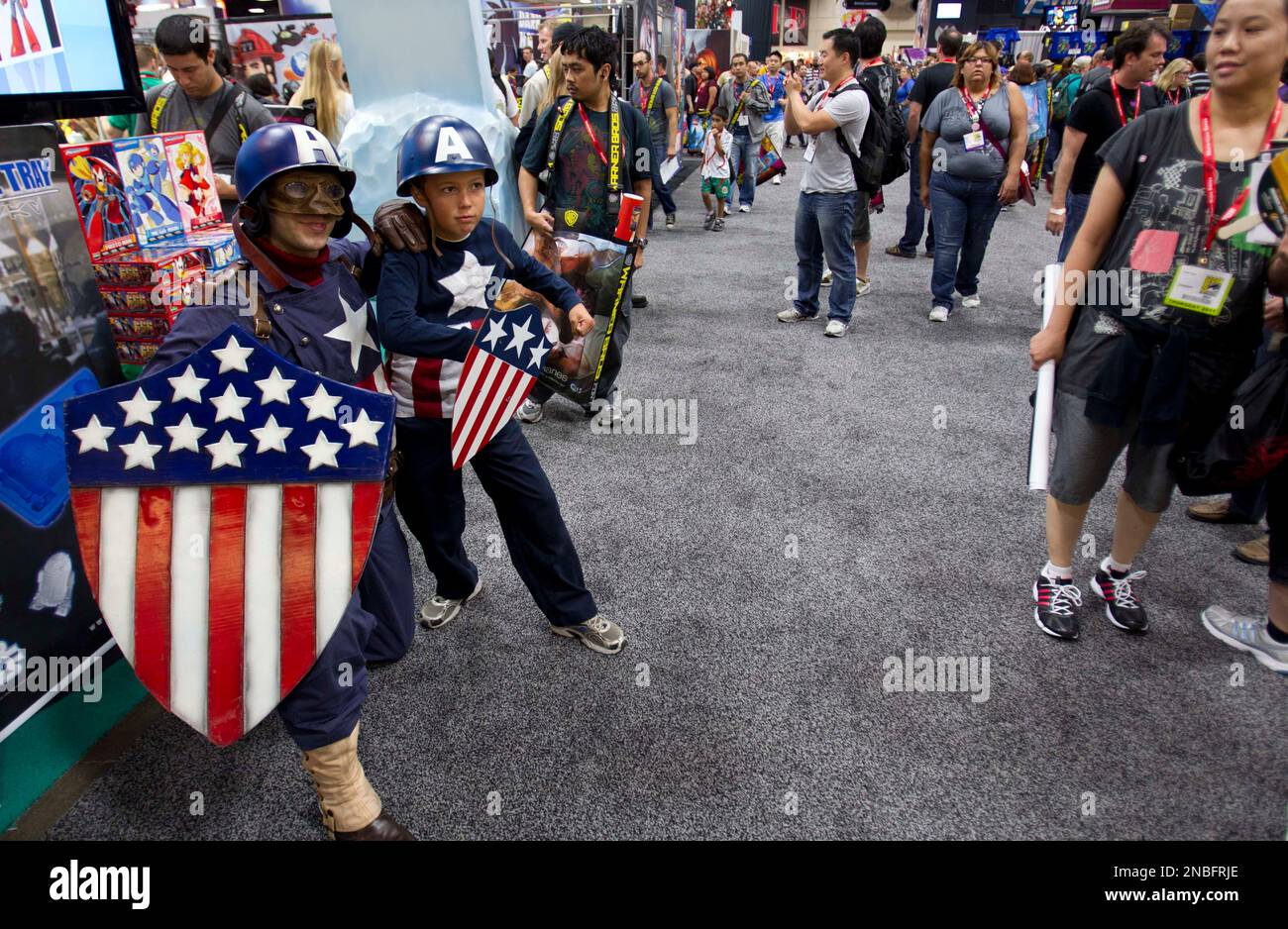 Nathan Patta, left, Jackson Noye, second from left, pose for pictures ...