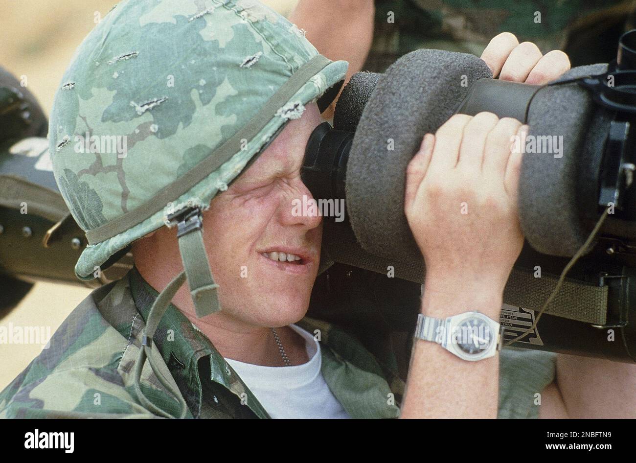 U.S. Marine battalion landing team during exercises at LZ Robin, a name ...