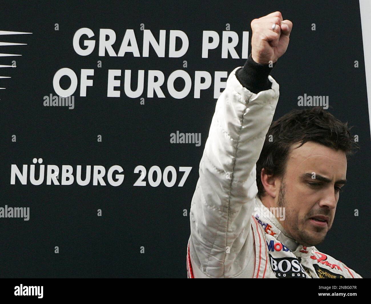 FILE - This July 22, 2007, file photo shows Spanish McLaren Mercedes ...