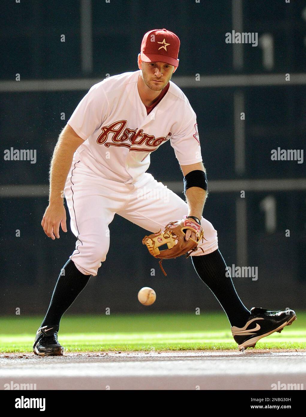 In this photo taken July 16, 2011, Houston Astros second baseman Jeff ...