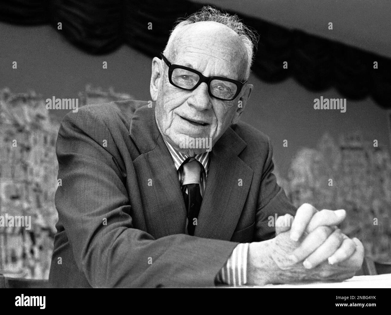 Alf Landon, the Republican candidate for president in 1936, in Miami ...