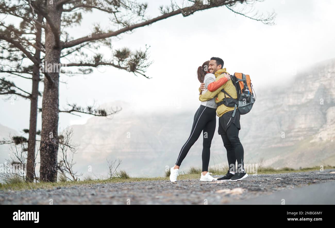 Im so glad were friends. Full length shot of two young athletes hugging ...