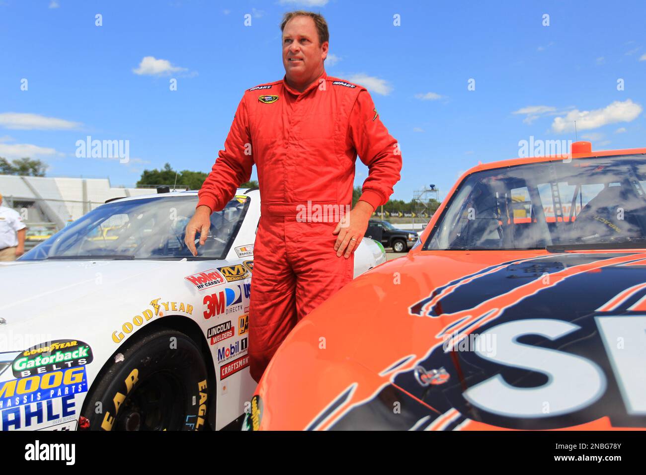 NASCAR driver Tony Raines during a qualifier for Sunday's NASCAR Lenox ...