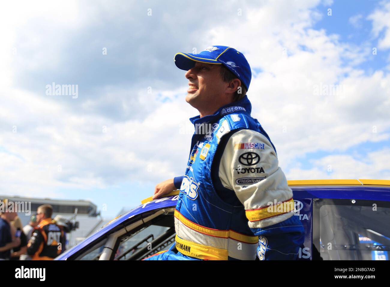 NASCAR driver David Reutimann during a qualifier for Sunday's NASCAR ...