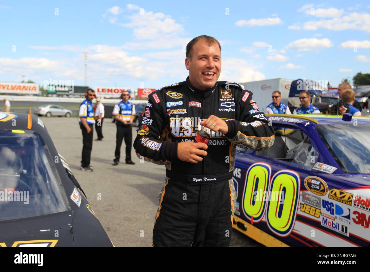 NASCAR driver Ryan Newman during a qualifier for Sunday's NASCAR Lenox ...