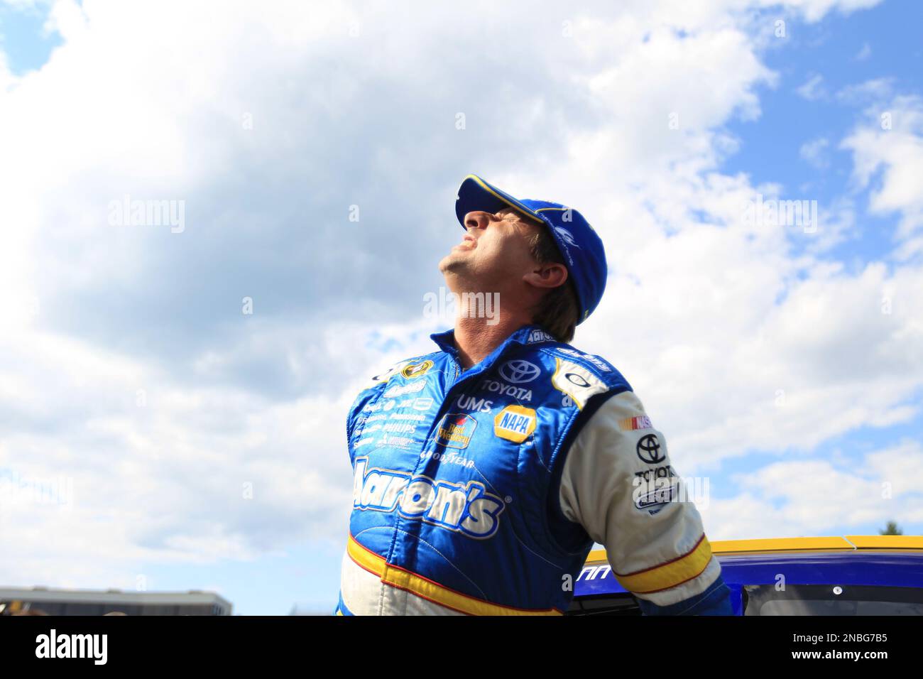 NASCAR driver David Reutimann during a qualifier for Sunday's NASCAR ...