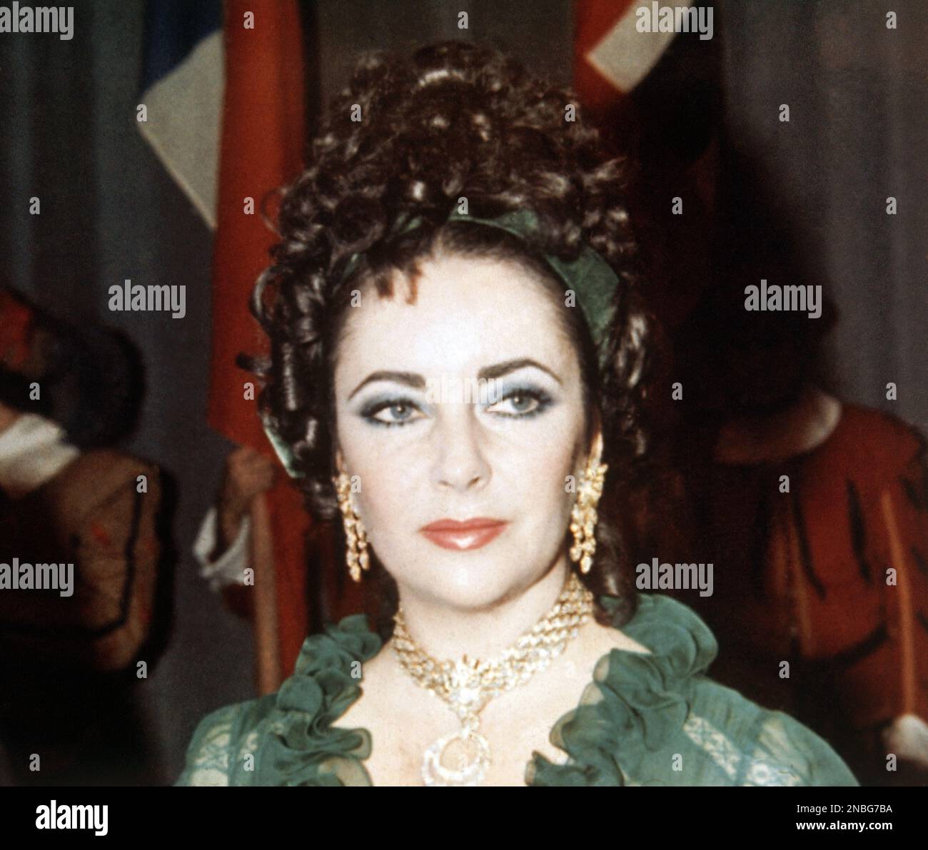 Portrait of British actress Actress Elizabeth Taylor taken in December ...