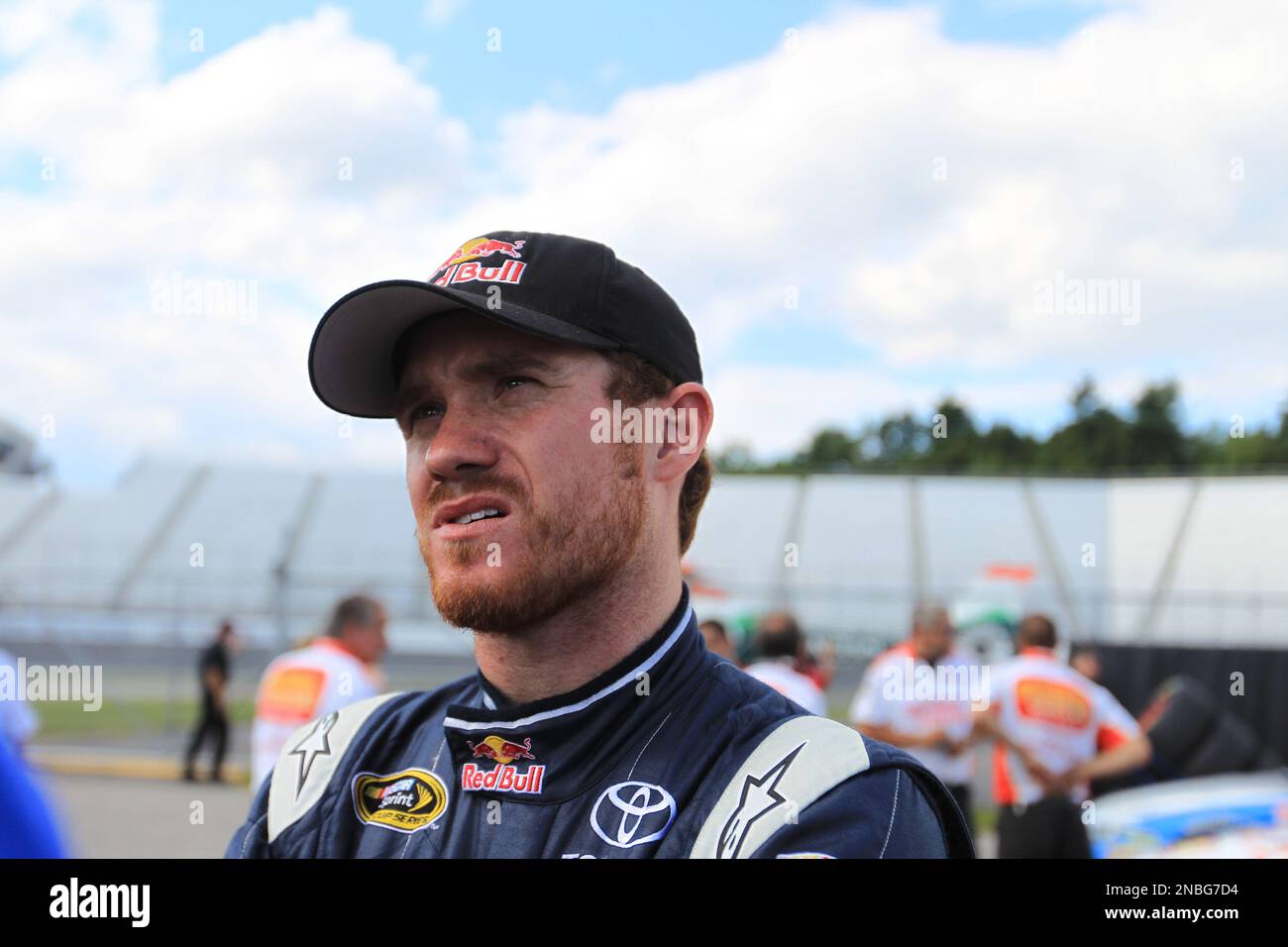 NASCAR driver Brian Vickers during a qualifier for Sunday's NASCAR ...