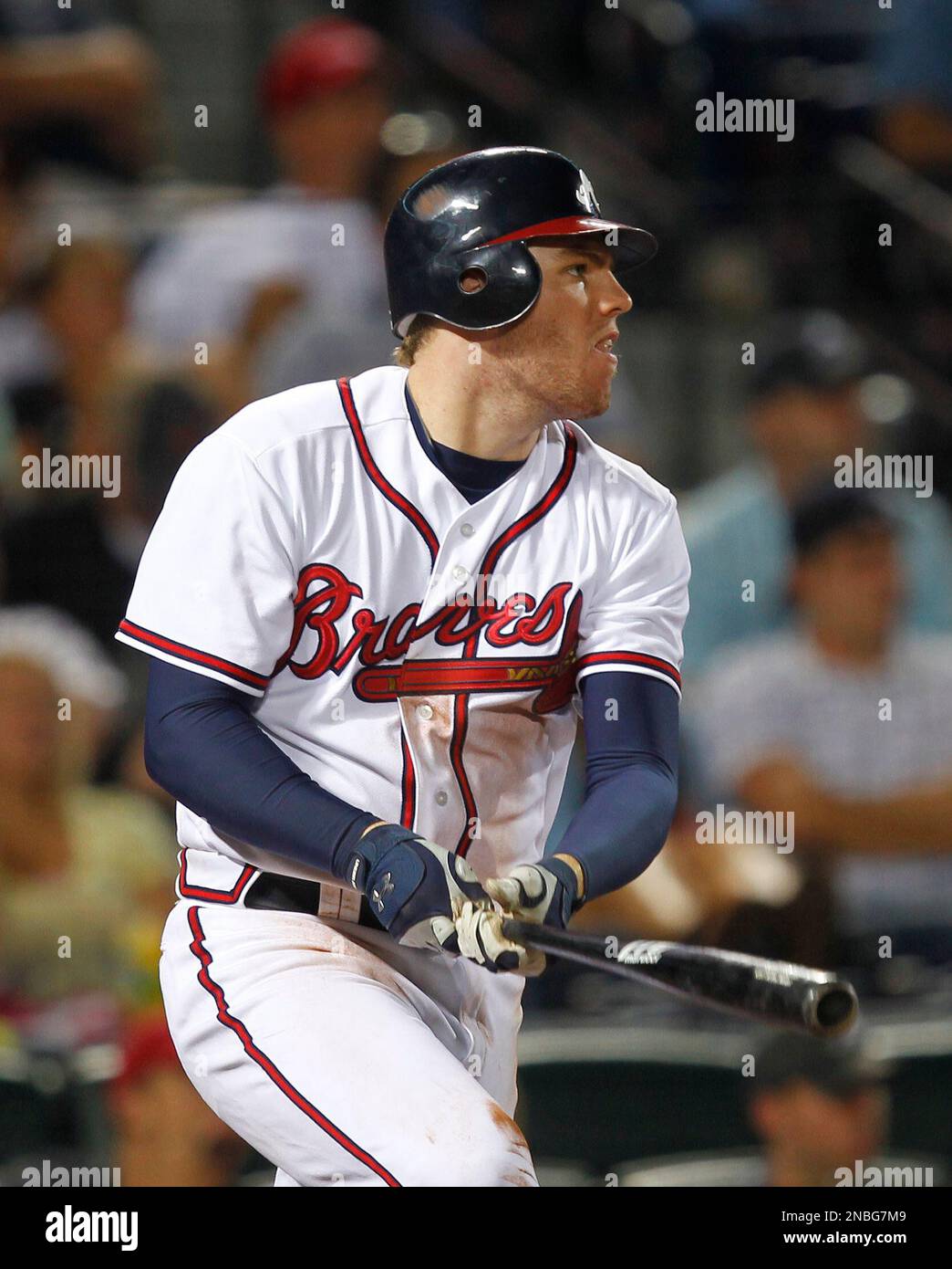Atlanta Braves first baseman Freddie Freeman (5) is shown during a ...
