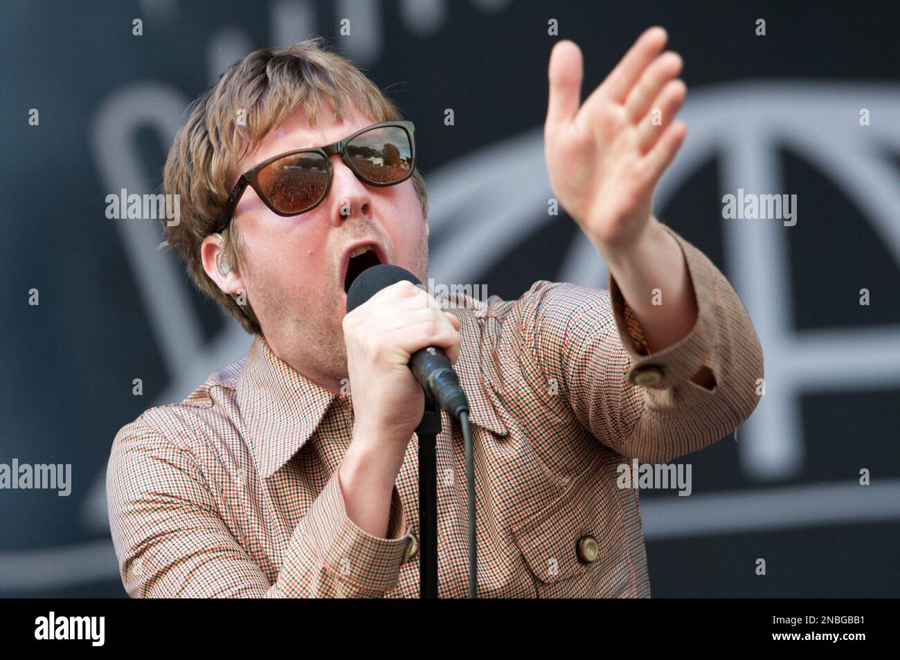 Ricky Wilson, singer of the British rock band Kaiser Chiefs performs at ...